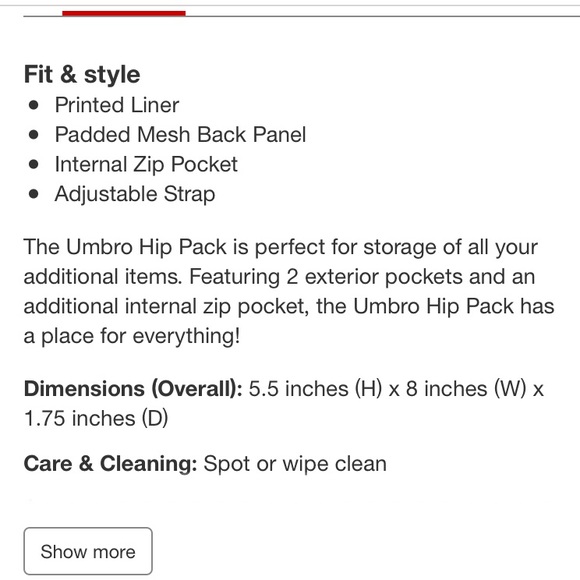 Umbro | Accessories | Umbro Hip Bag | Poshmark